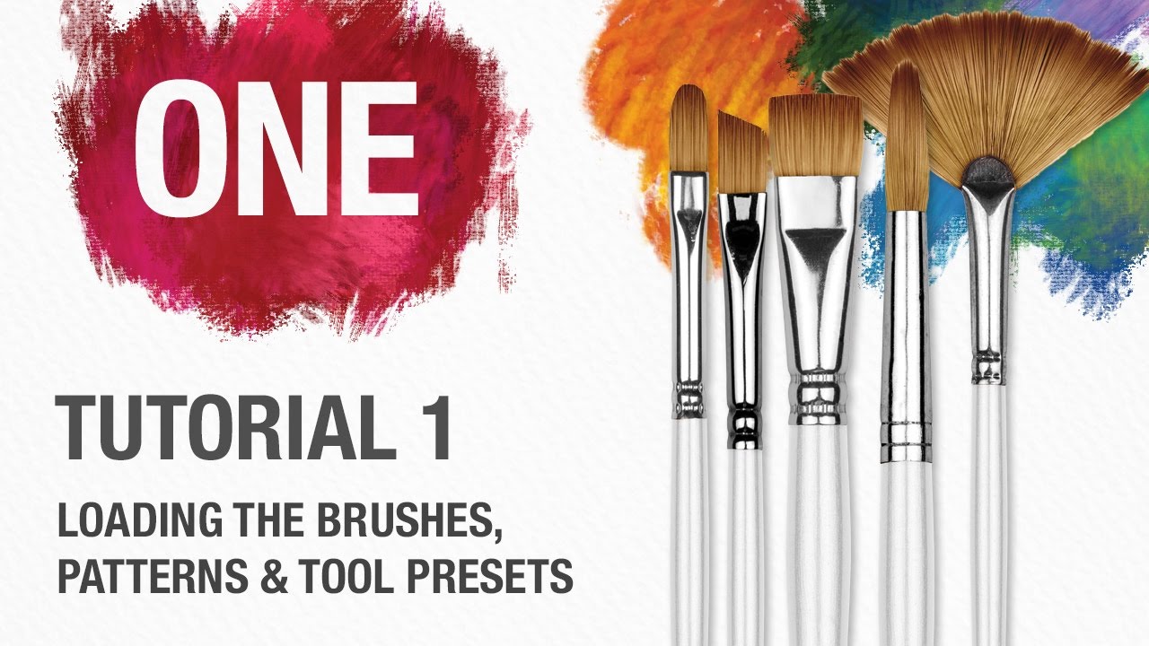 TUTORIAL 1: Loading the brushes, patterns & tool presets - YouTube