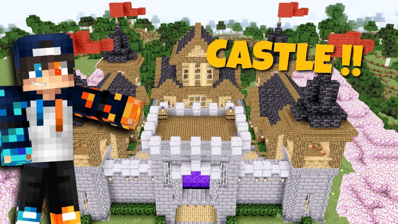 I MADE A GIANT CASTLE IN ASTRO SMP !! @minecraft @gaming - YouTube