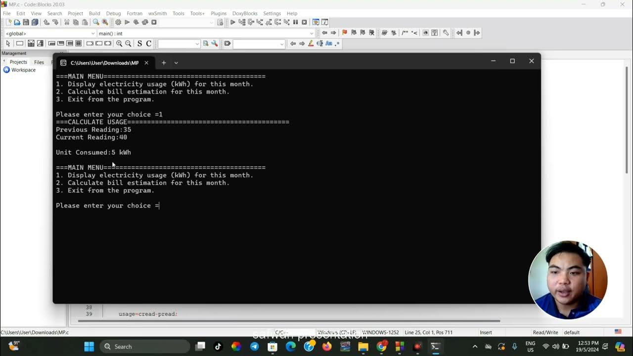 DEC 20012 PROGRAMMING FUNDAMENTALS MINI PROJECT ( POLITEKNIK KOTA KINABALU ) - YouTube