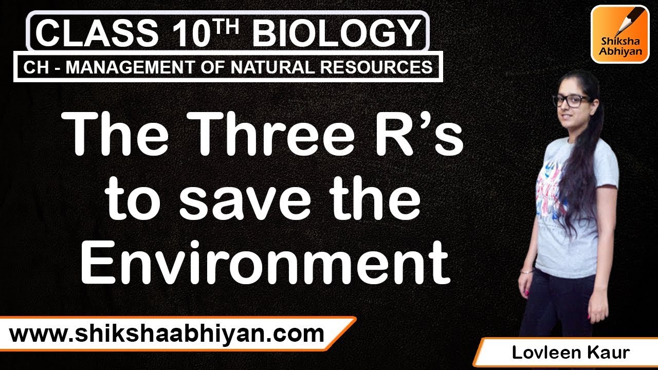 The Three R’s to save the environment - YouTube