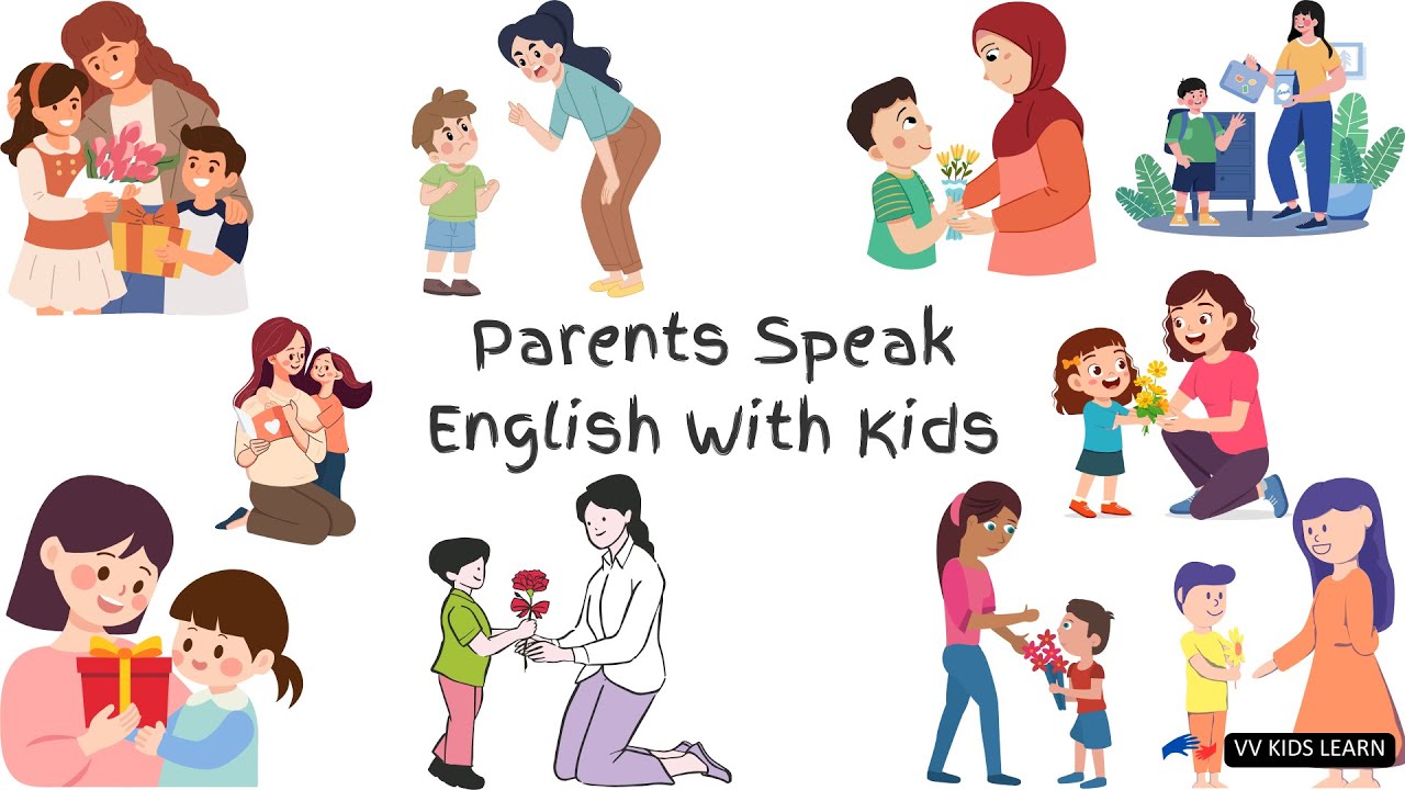 Spoken English for Kids | Parents Speak English With Kids | Daily use ...