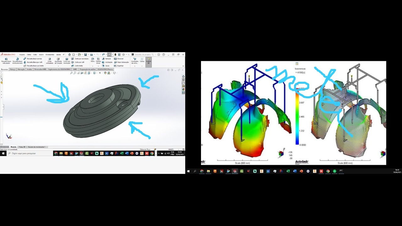 #37 Live Aula 1 de MoldFlow Solid Works Plastic Premium Carcaca ...