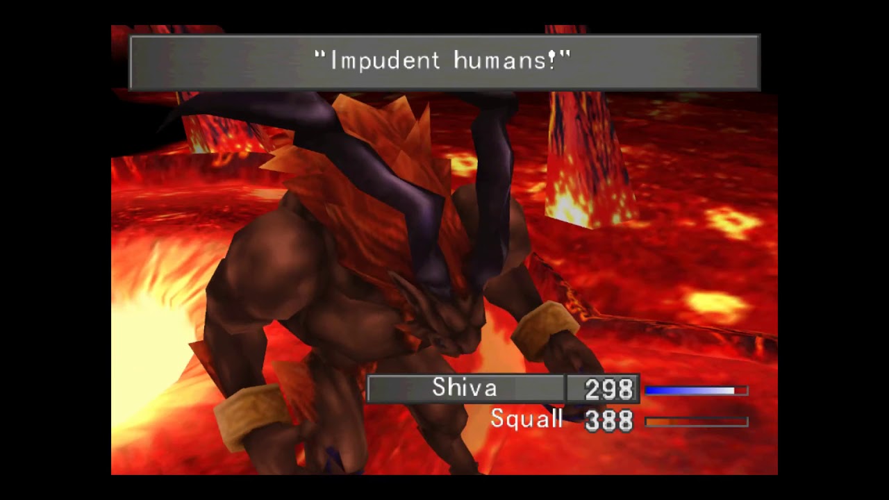FFVIII- Ifrit Boss Battle - YouTube