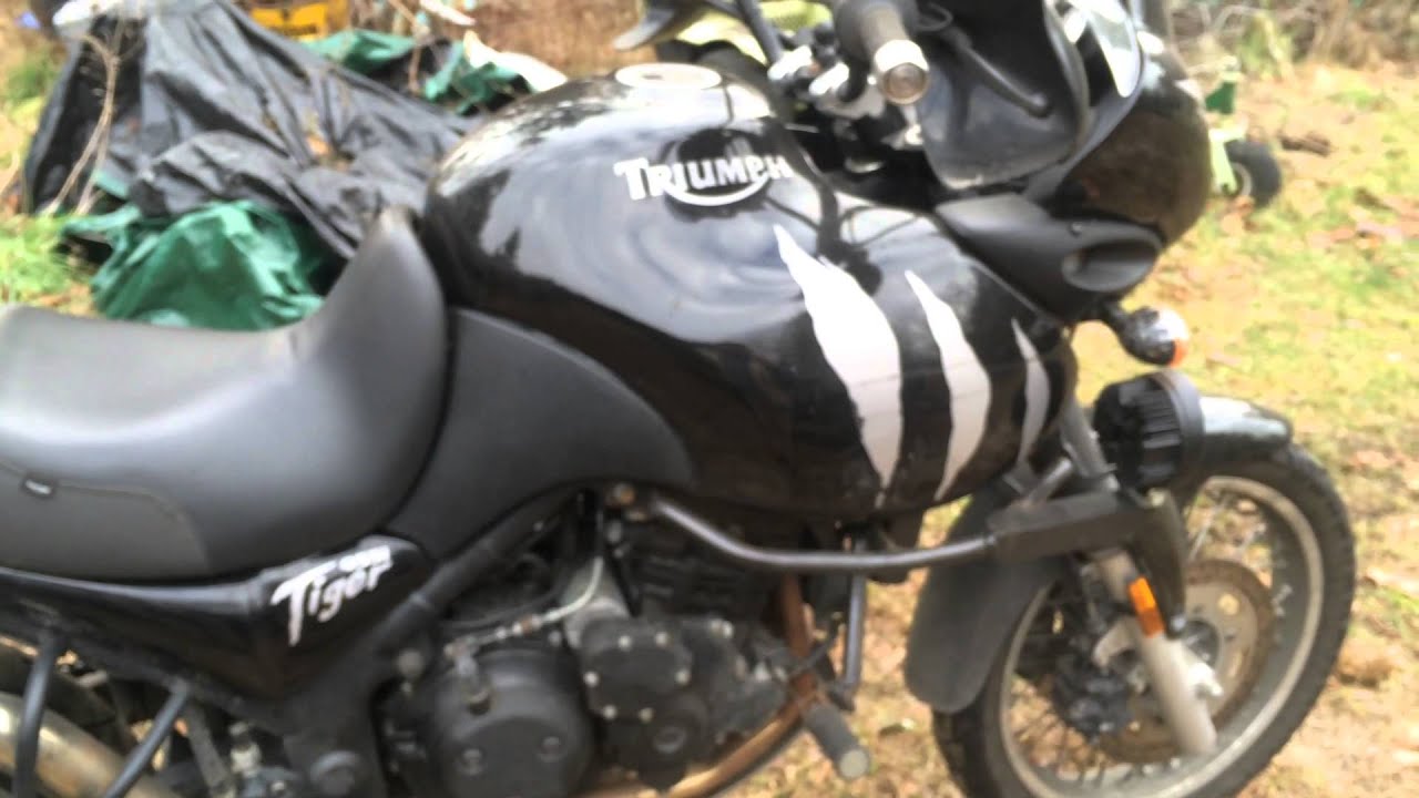 2001 Triumph Tiger 955i walk around - YouTube