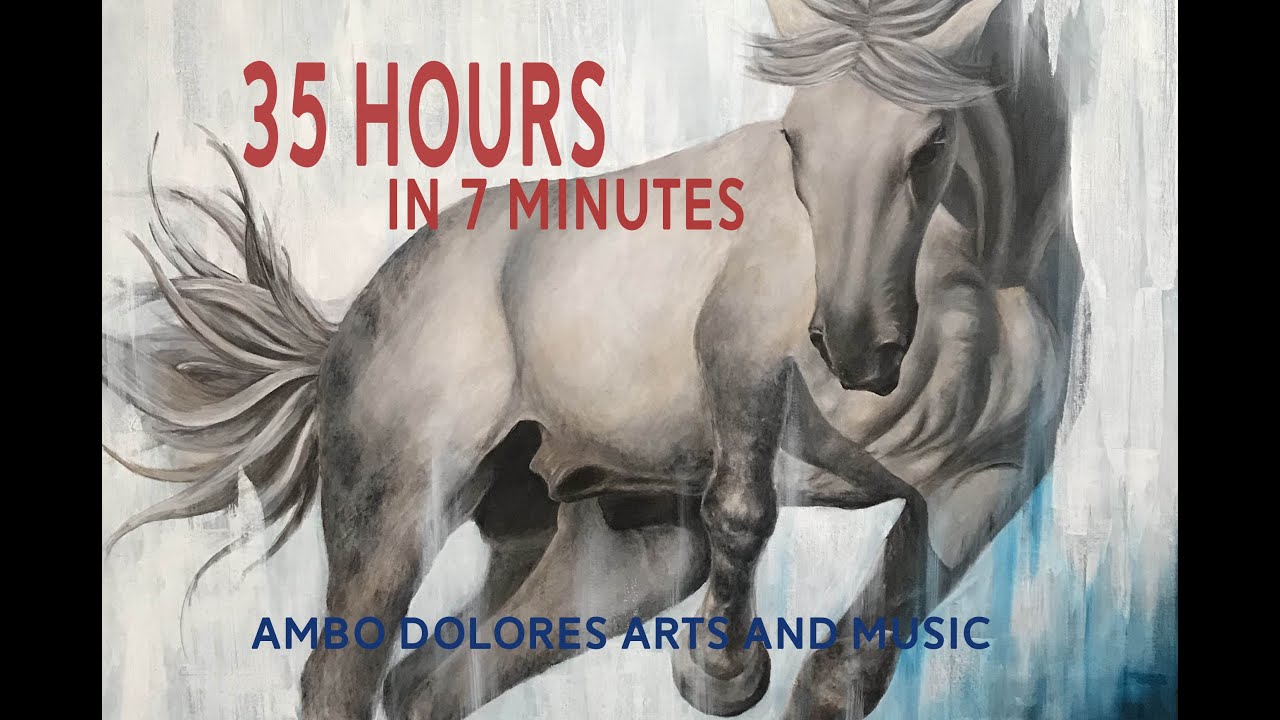 Acrylic Painting | w/ Sad Song (Timelapse) - YouTube