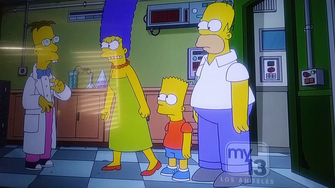 The Simpson's: marge said a bad word and it was funny, homer and bart ...