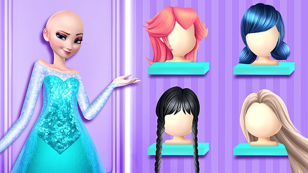 Frozen Elsa Glow Up! Extreme Makeover - YouTube