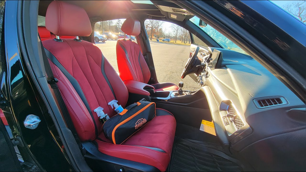 Acura Integra A-Spec Interior Cleaning Before First Date - YouTube