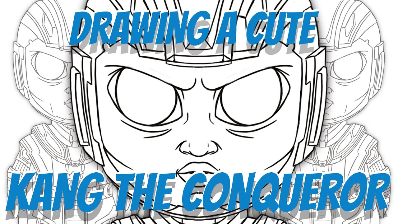 How to Draw a CUTE KANG THE CONQUEROR | Ant - man and the wasp ...