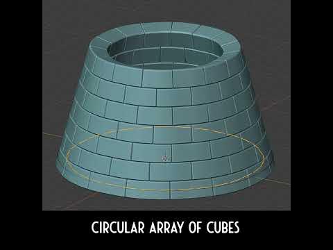 Daily Blender Secrets - Circular array of cubes - YouTube