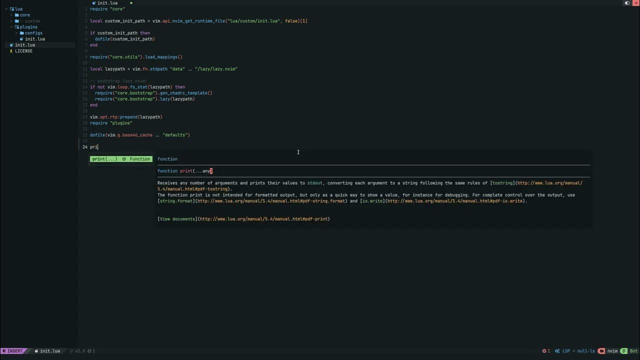 NvChad - Autocompletion & LSP preview | Neovim - YouTube