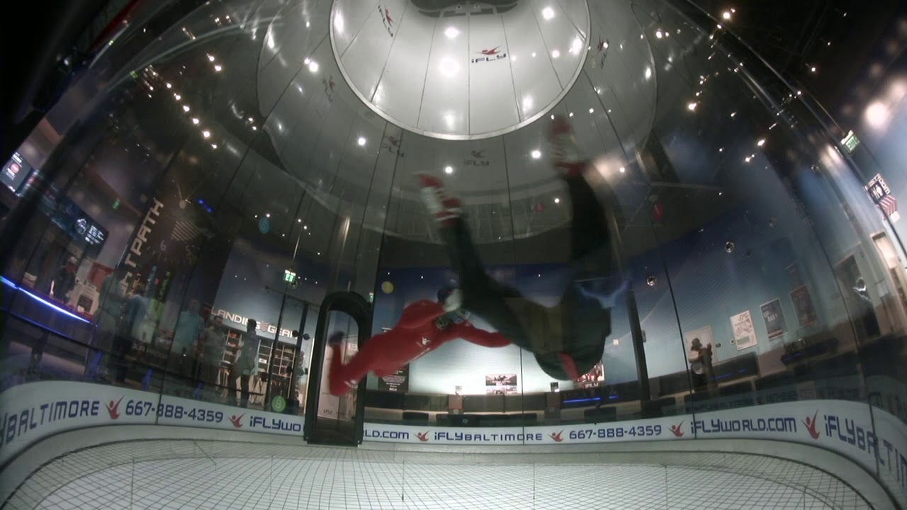 Skydiving at iFly Baltimore - YouTube