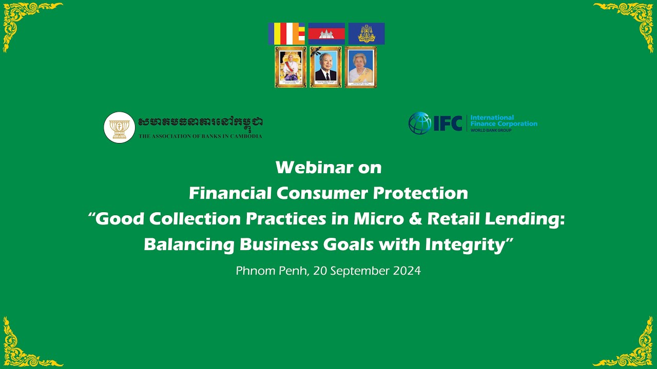 The 3rd Webinar on Financial Consumer Protection - YouTube