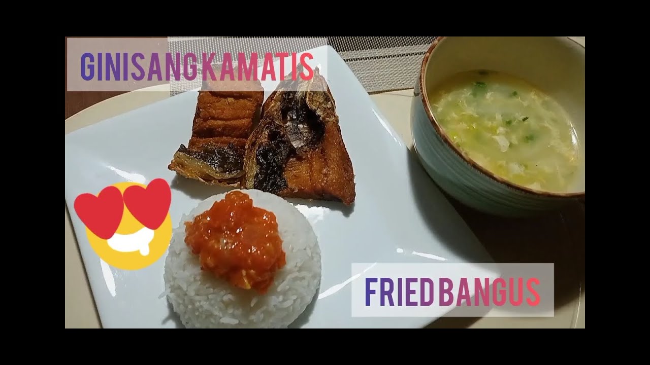 Recipe#79 [Ginisang Kamatis and Fried Bangus] - YouTube
