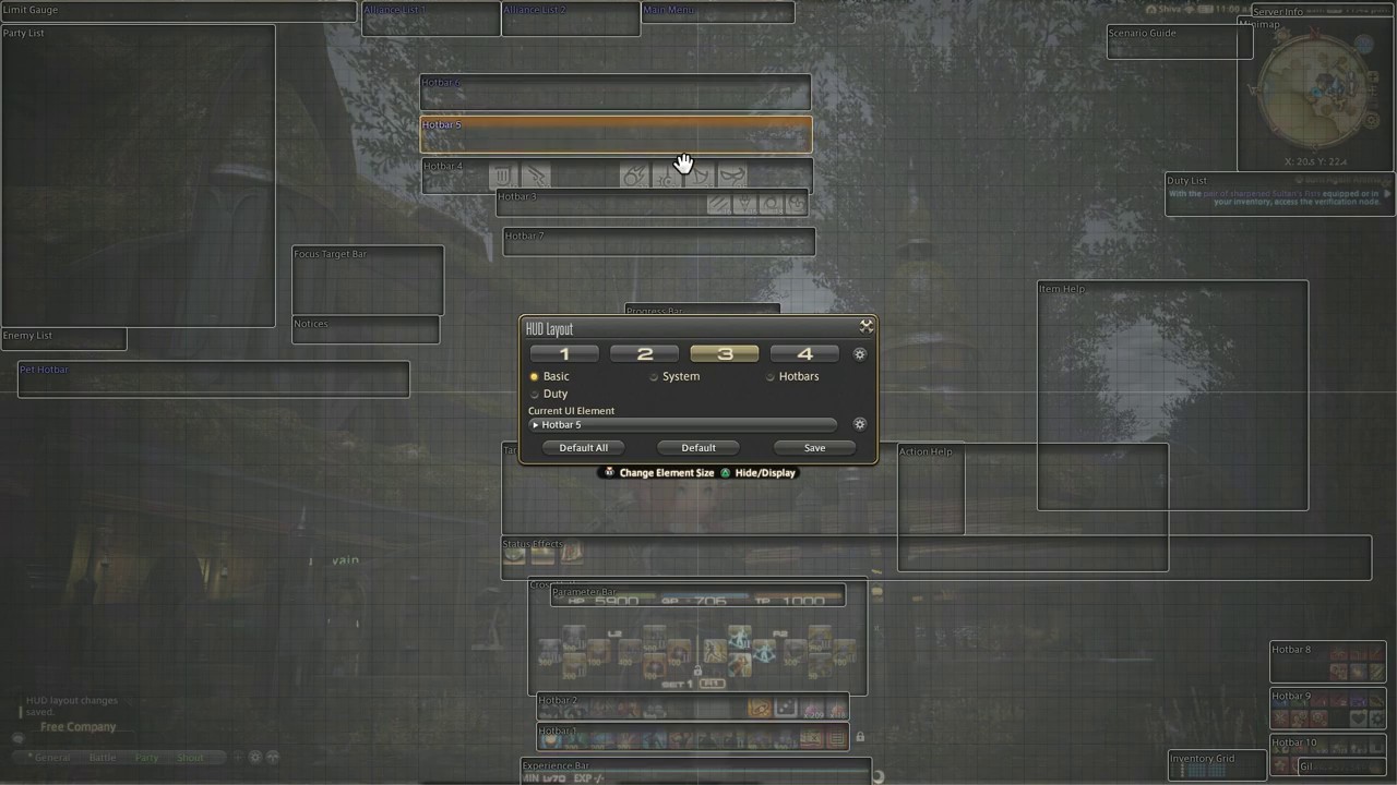 Final Fantasy XIV Custom HUD [p4.56] - YouTube