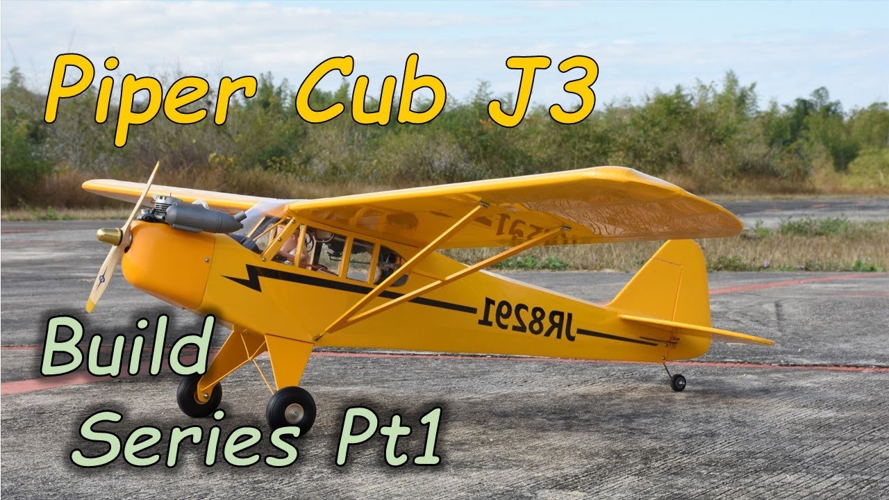RC Piper Cub J3 balsa plane build - Pt 1: An excellent set of plans ...