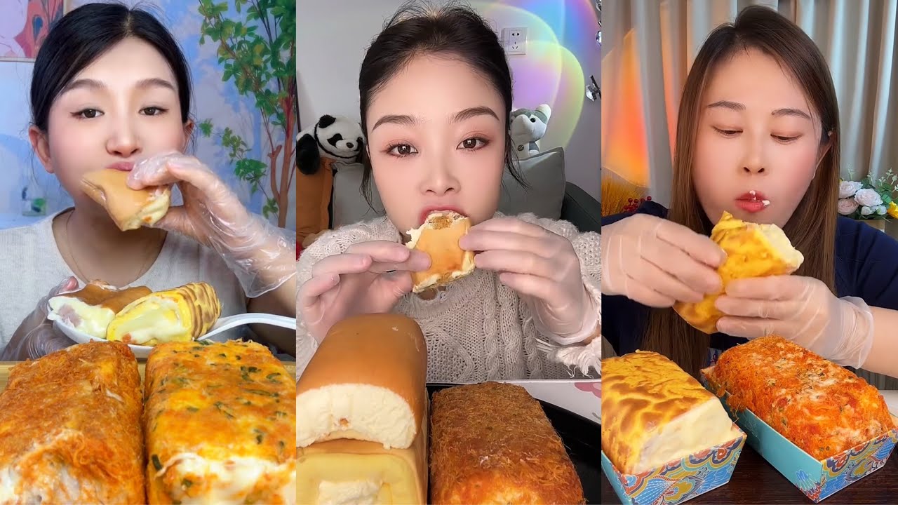 🥖 Fluffy Cream Bread & Cheese Floss Roll 🧀 - YouTube