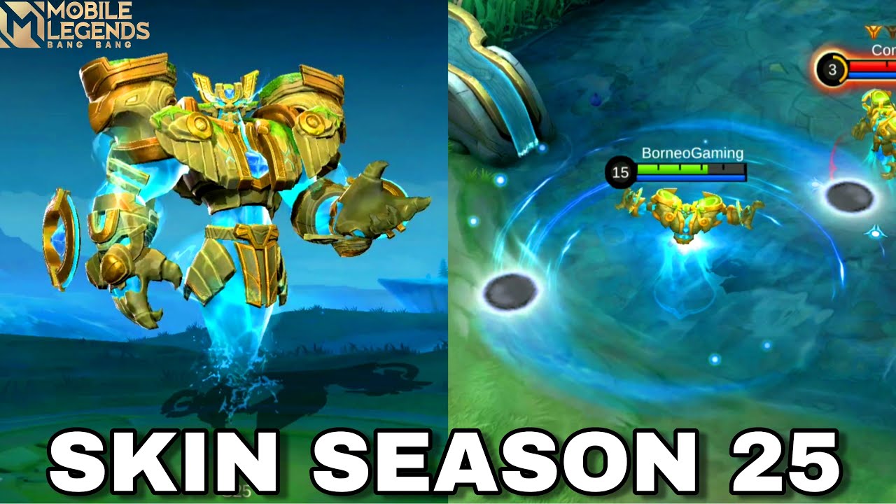 NEW SKIN URANUS "EARTHEN RELIC" SEASON 25 SKIN‼️ - MOBILE LEGENDS - YouTube