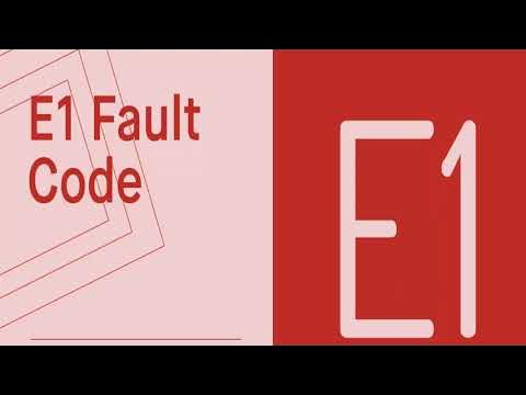 Error E1 Codigo de falla 1 de aire acondicionado Causas y posibles ...