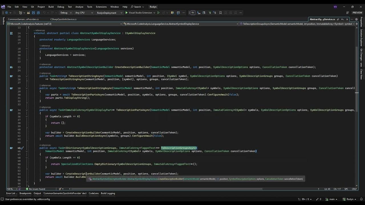 Roslyn Coding - Fixing a Quick Info issue for anonymous types - YouTube