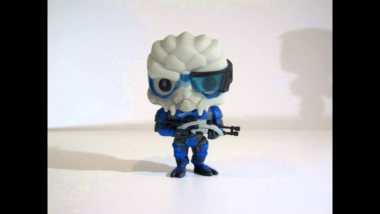 Funko Pop Vinyls Figure Mass Effect Garrus Stop Motion Review - YouTube