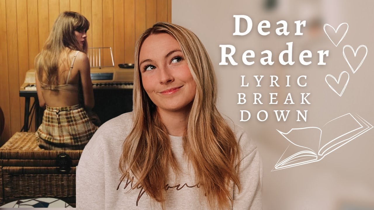 Taylor Swift Dear Reader Lyric Breakdown 📚🥀 - for the tortured writers ...