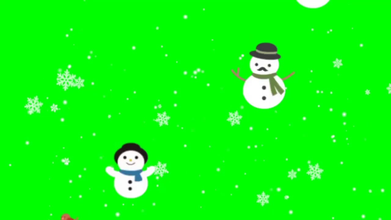 Christmas green screen effect - YouTube