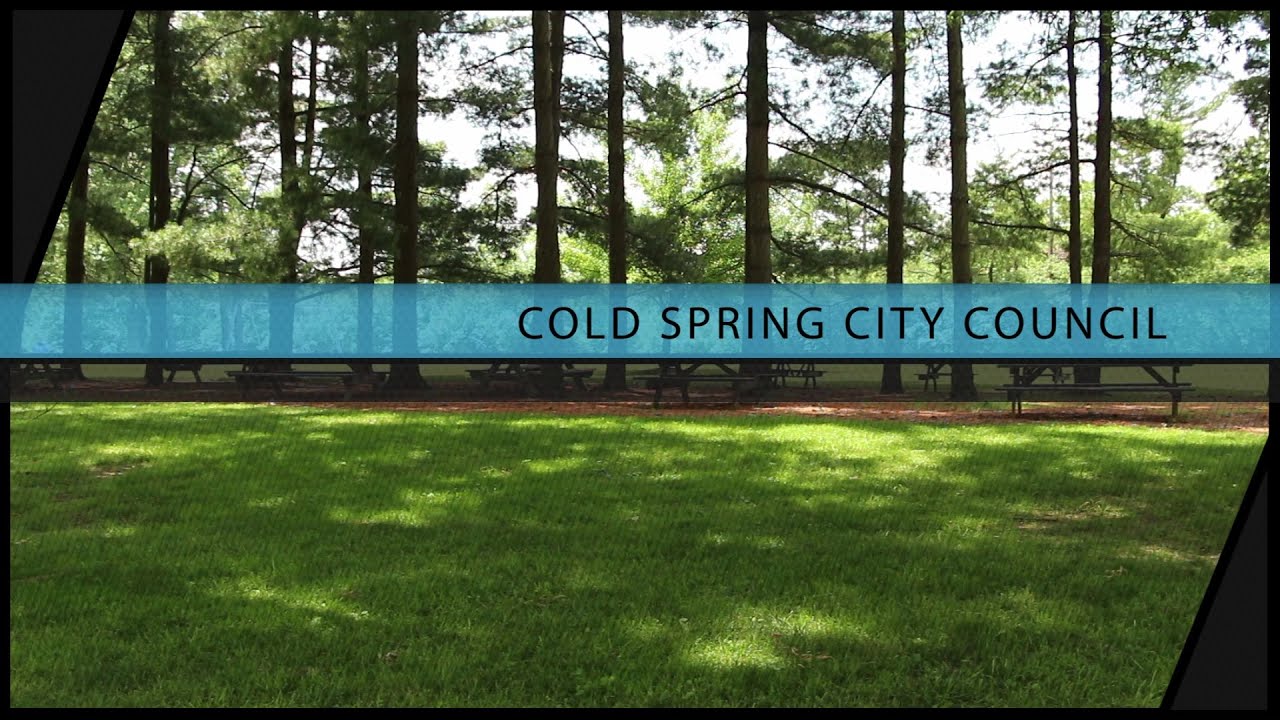 Cold Spring City Council Special Meeting 3-18-19 - YouTube