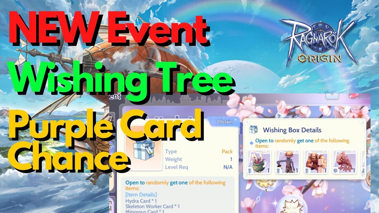 Wishing Tree (Purple Card Obtainable here!) - Ragnarok Origin Global ...