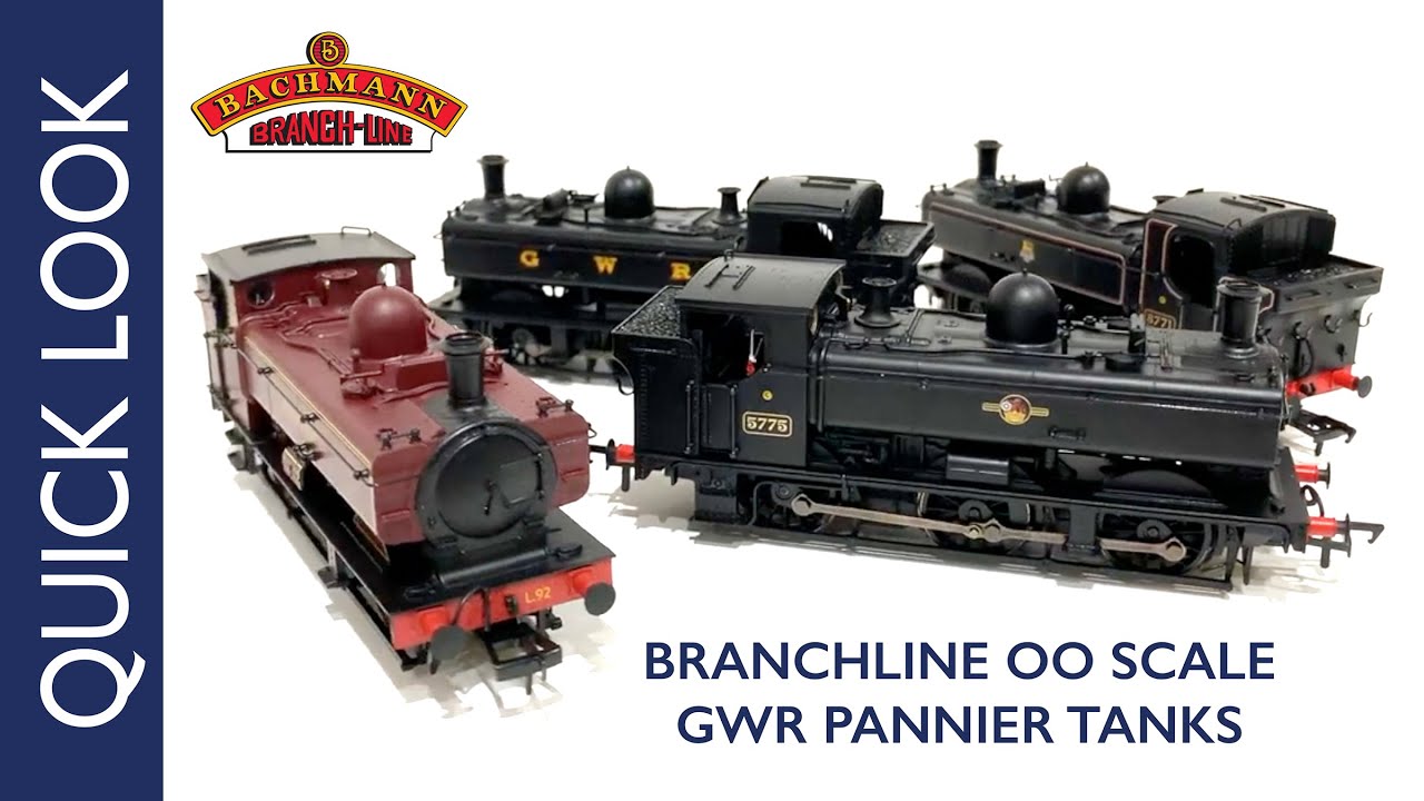 Bachmann Branchline OO Scale GWR Pannier Tanks - YouTube