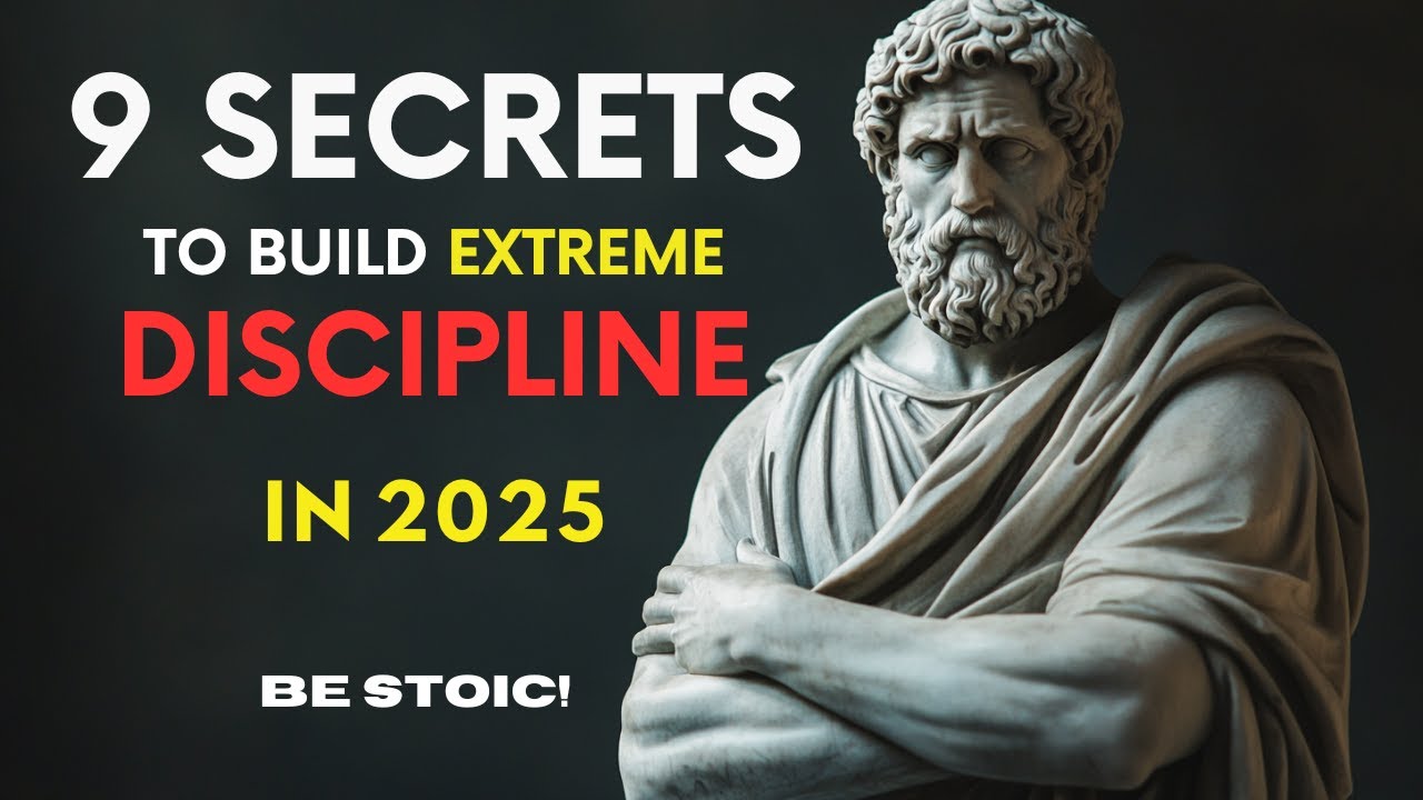 9 Stoic Secrets to Build Extreme Discipline | BE STOIC - YouTube