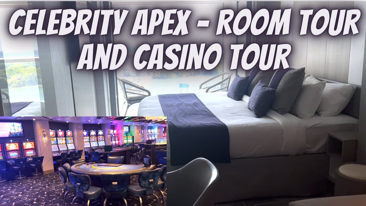 Celebrity Apex Room Tour and Casino Tour. Oh, and slots of course ...