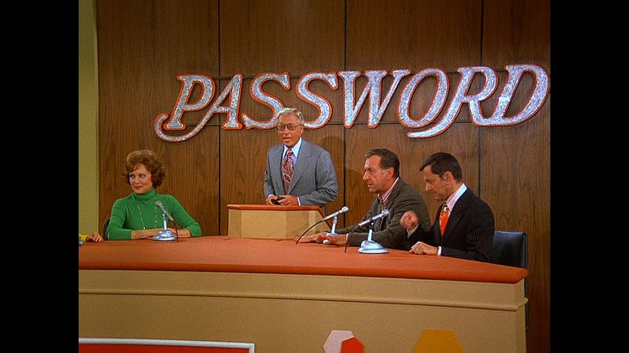 THE ODD COUPLE - Felix & Oscar Appear on "Password" - Betty White ...