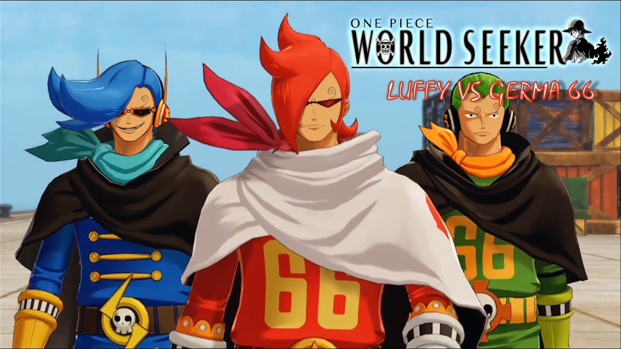 One Piece Battle - Luffy VS Germa 66 - YouTube