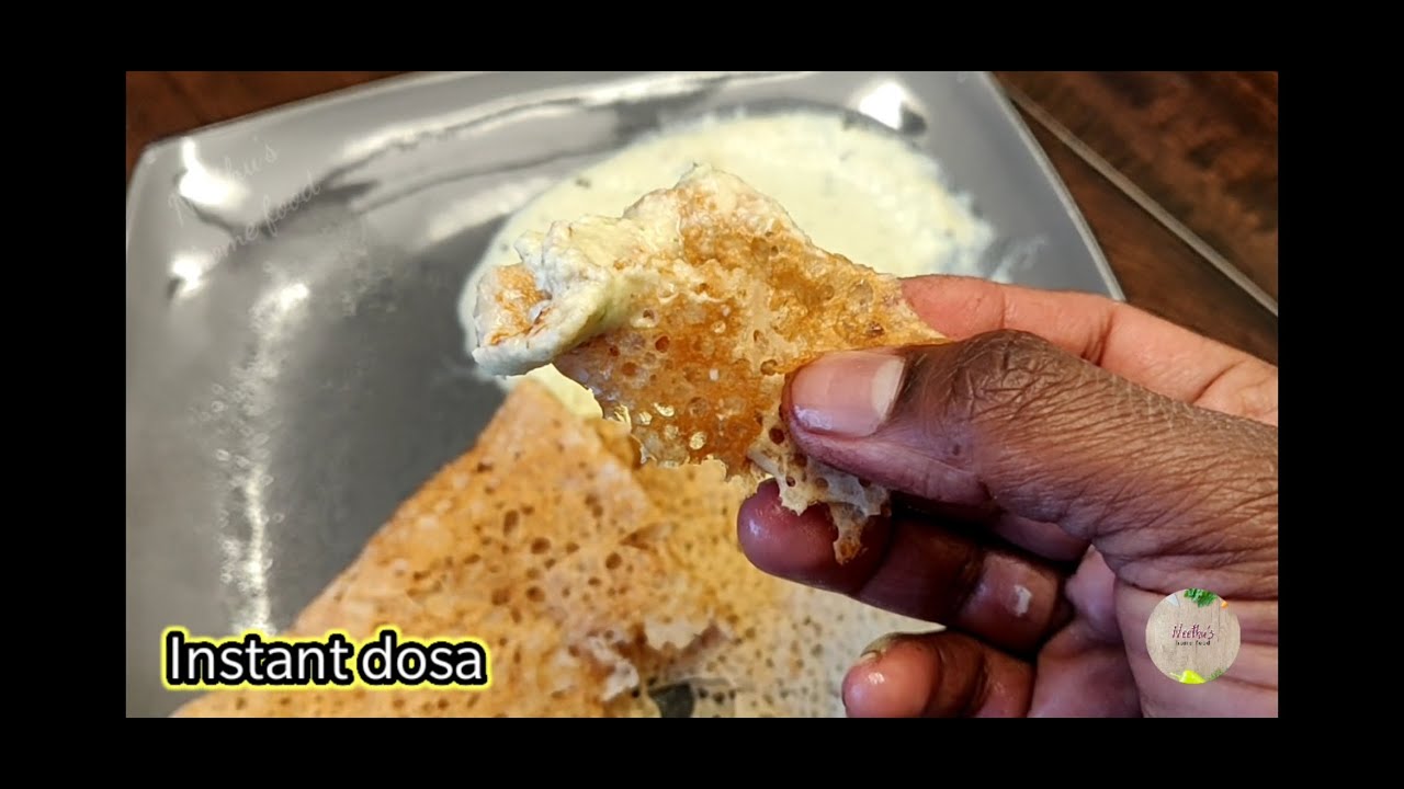 How to make Instant dosa/wheat dosa/gothumai dosai/atta dosa recipe ...