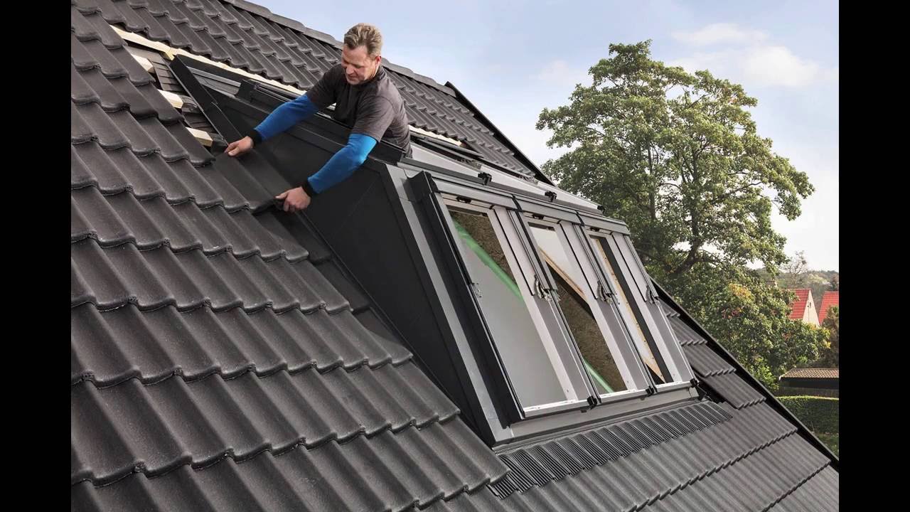 Montage van een VELUX dakkapel - Type Dakserre - YouTube