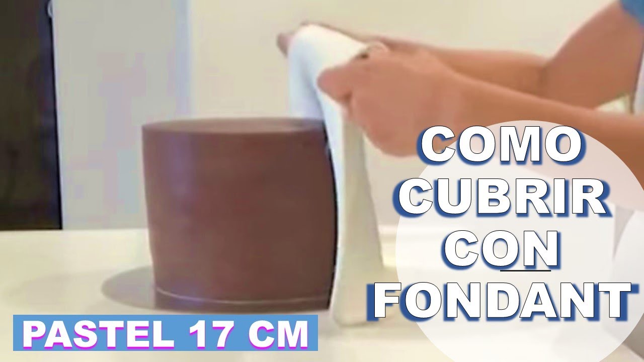 COMO CUBRIR UNA TORTA ALTA CON FONDANT - YouTube