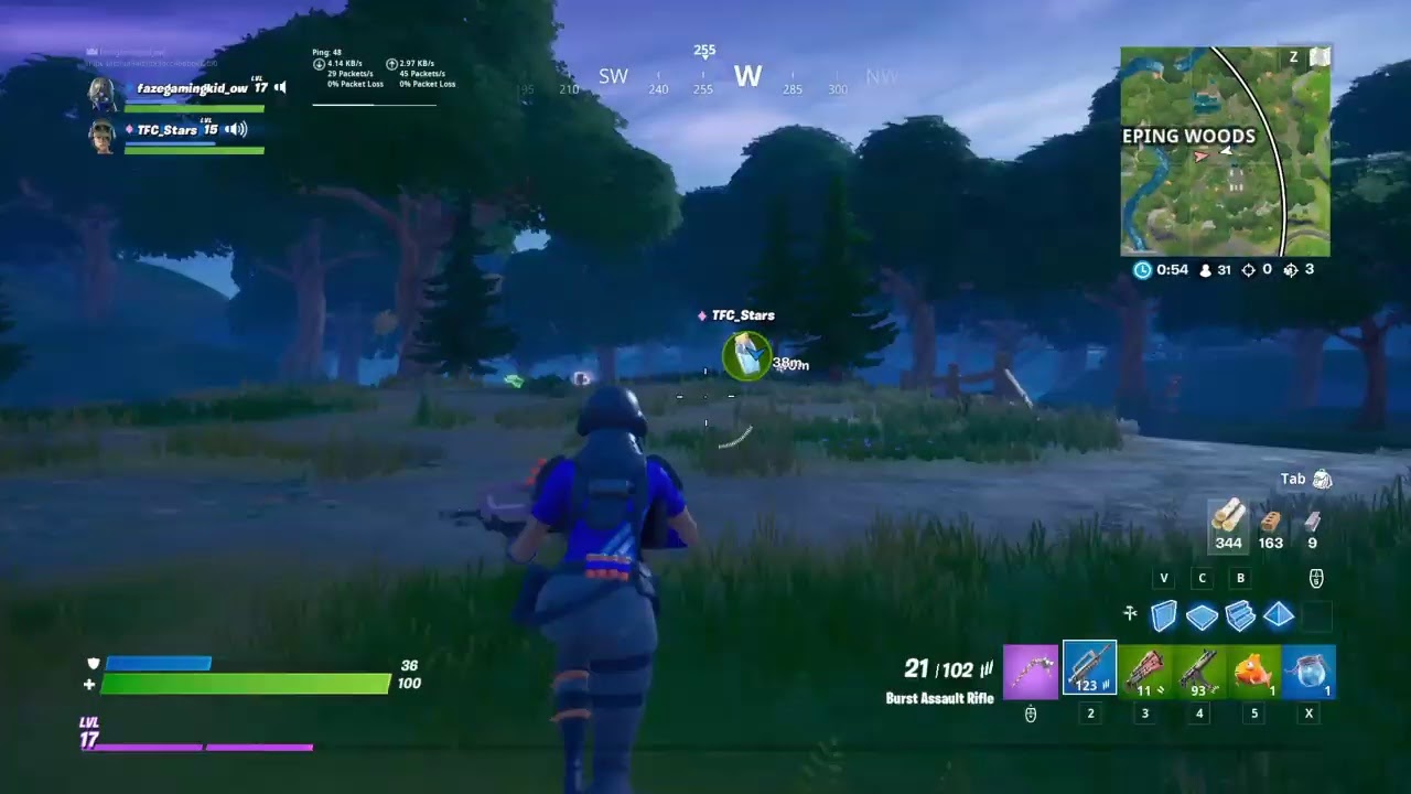Pro player on fortnight - YouTube