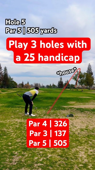 3 holes as a 25 handicap, the highs and the lows #golf #moosegolfs - YouTube