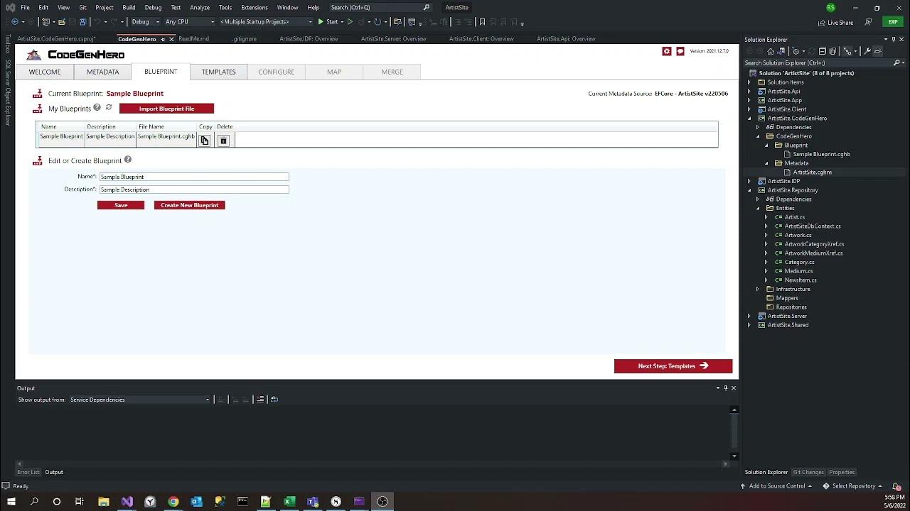 CodeGenHero - The Blueprint Tab - YouTube