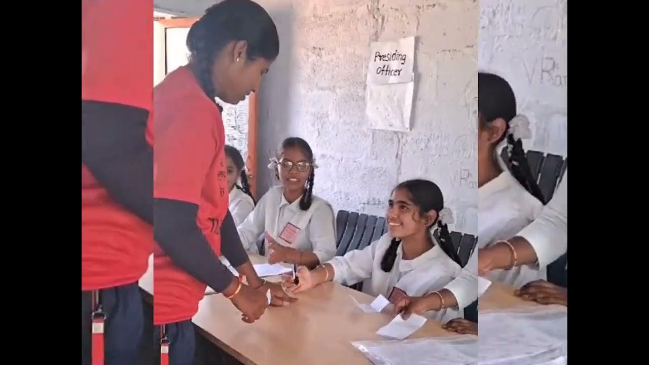 Conducting Mock Polling Elections . To get awareness in the Students ...