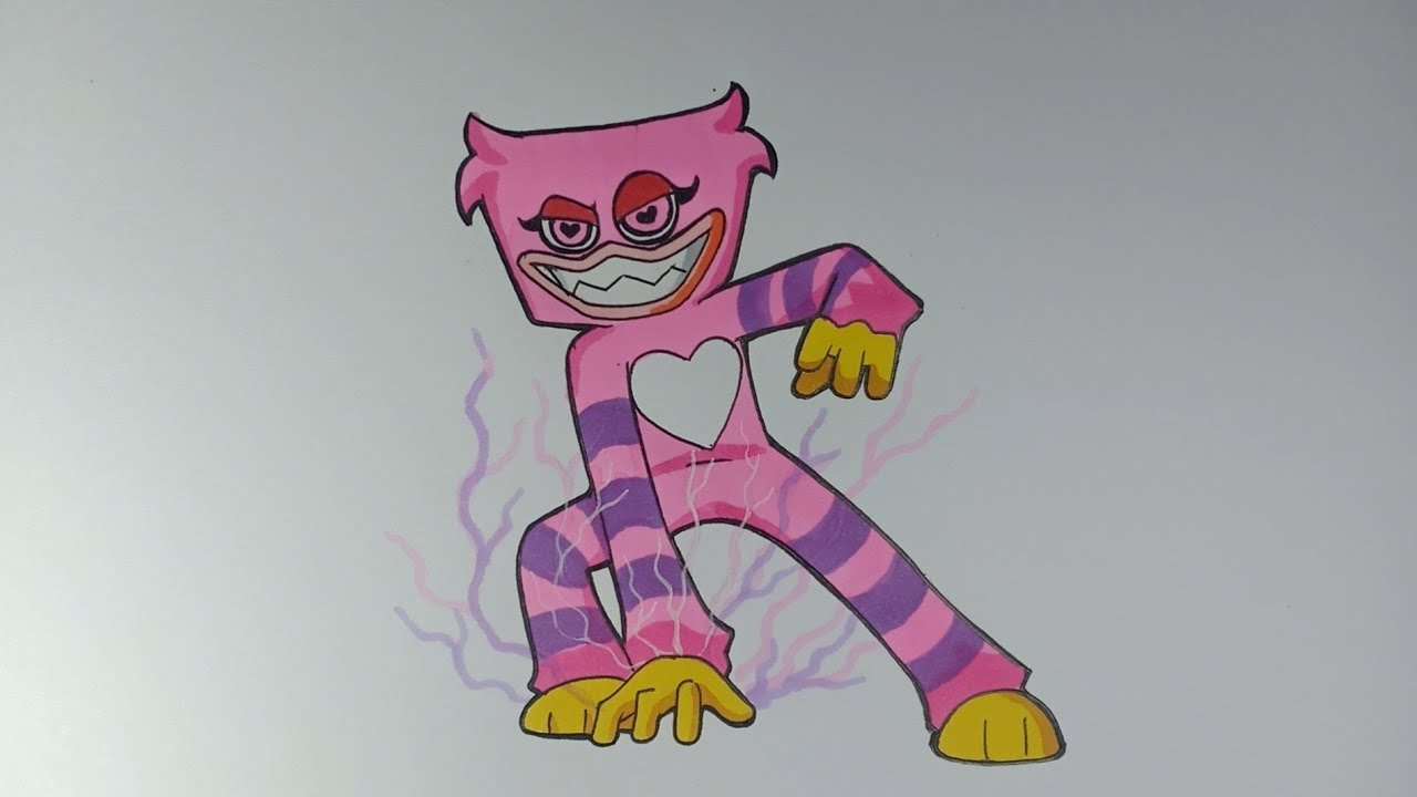 Huggy wuggy How To Draw TUSSY MISSY Cách vẽ và tô màu - YouTube