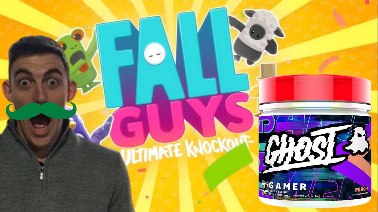 Using Ghost Gamer to win Fall Guys! (review of ghost gamer) - YouTube