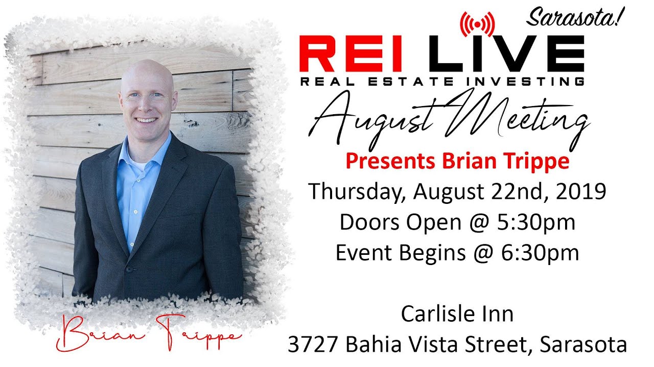 REI LIVE SRQ Presents Brian Trippe August 2019 - YouTube
