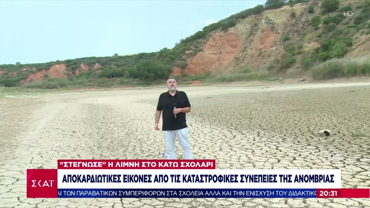 «Στέγνωσε» η λίμνη στο Κάτω Σχολάρι Θεσ/νίκης Αποκαρδιωτικές εικόνες ...