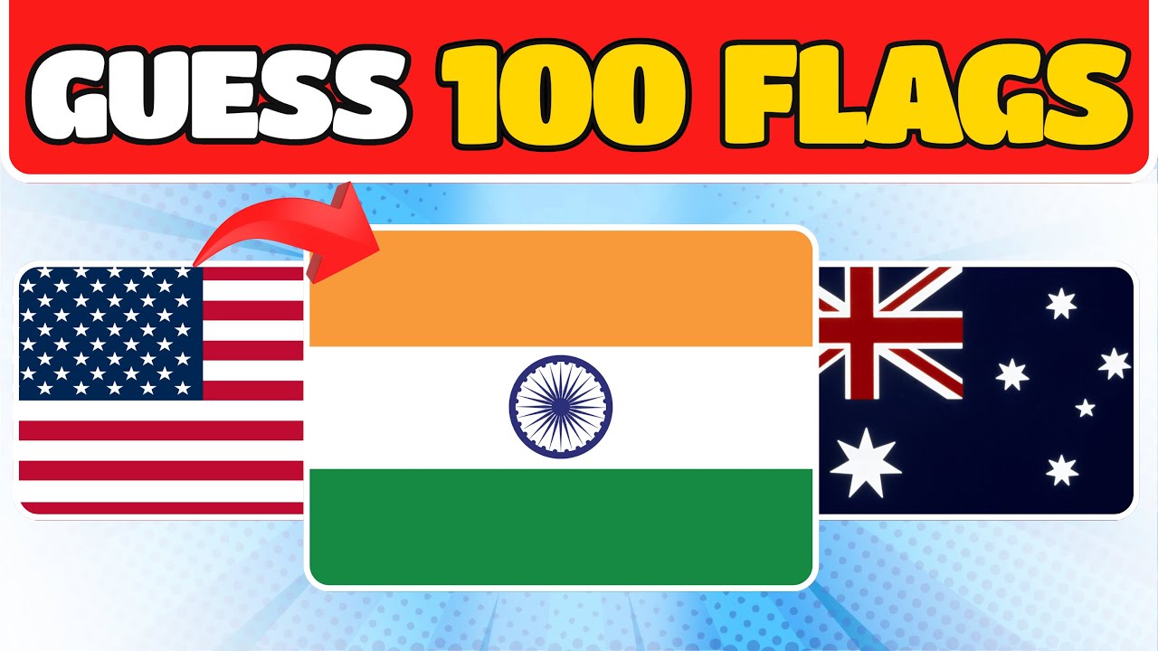 🤔 Guess 100 Country Flags in 3 Seconds! | Ultimate Flag Challenge Quiz ...