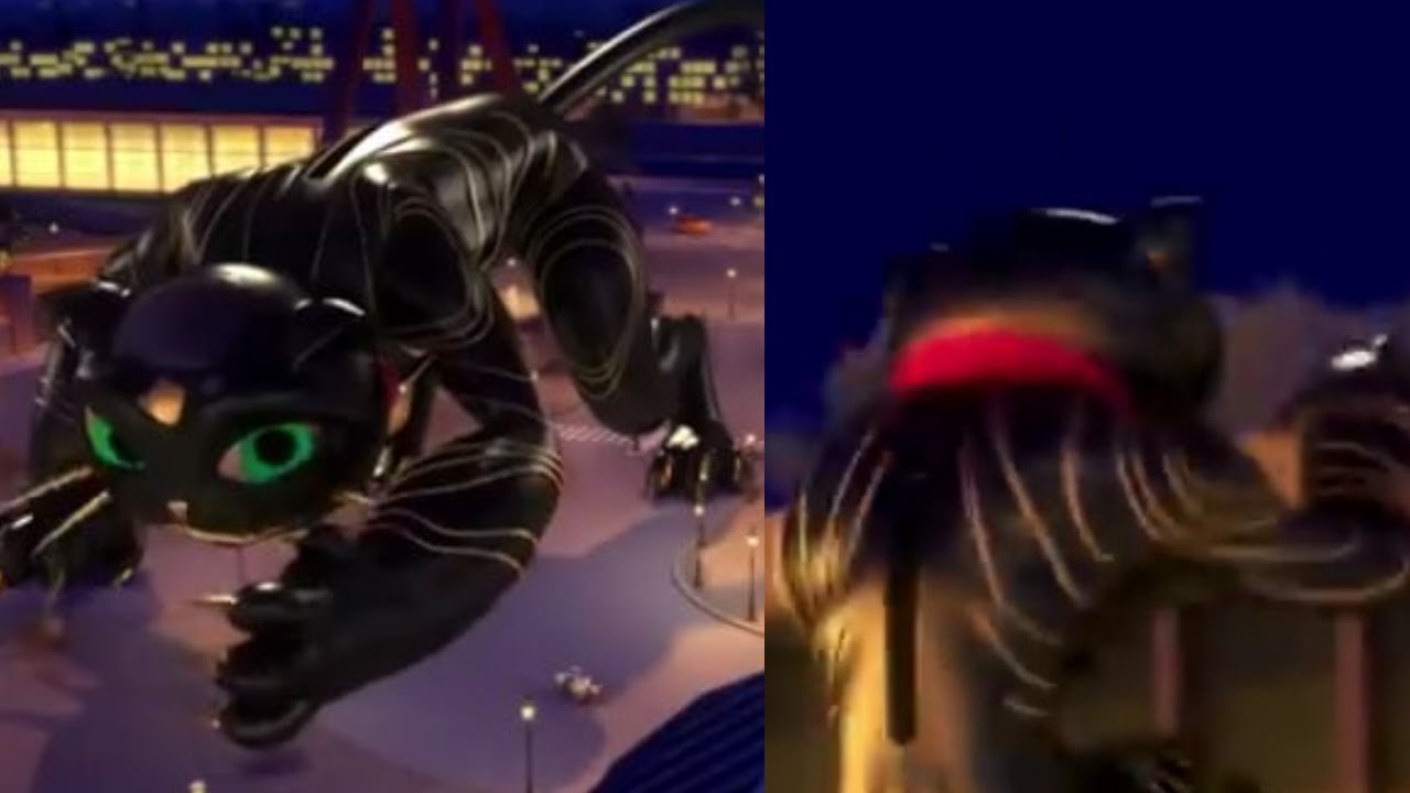 Miraculous Ladybug Kuro Neko Sentimonster Is Here!!!!! - YouTube