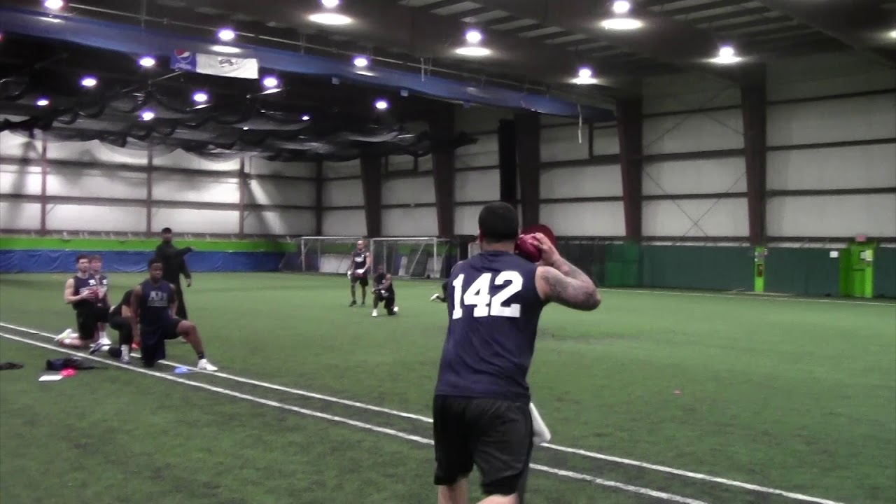 National Scouting Combine: QB Drills - YouTube