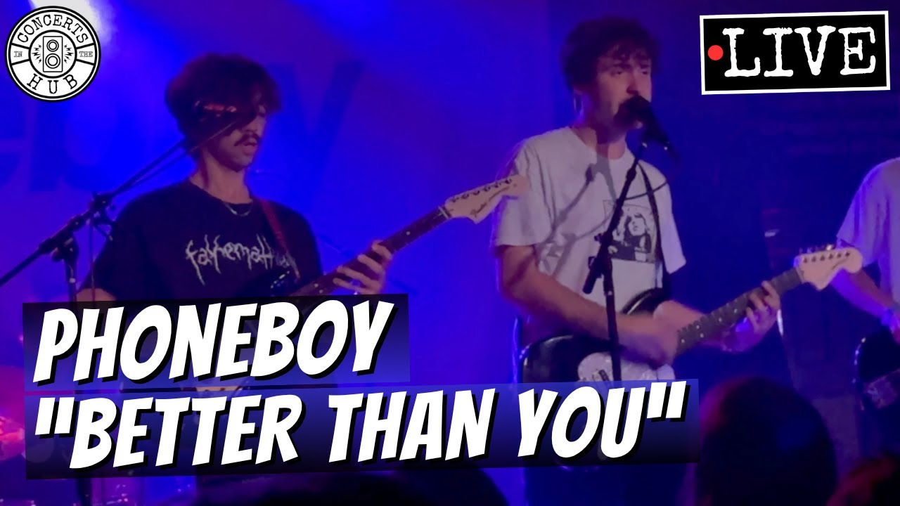Phoneboy "Better Than You" LIVE - YouTube