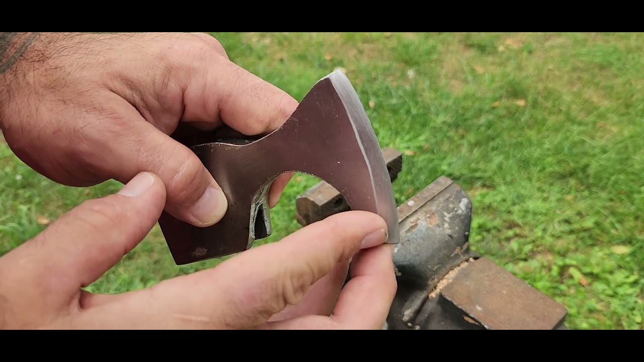 Another tutorial: Beveled edge on an axe - YouTube